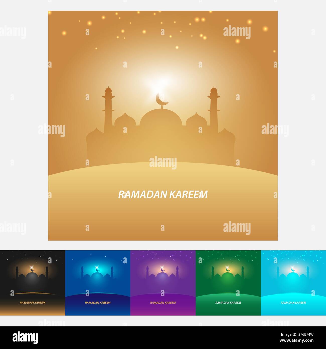 Modern luxury Islamic square template layout background post card ...