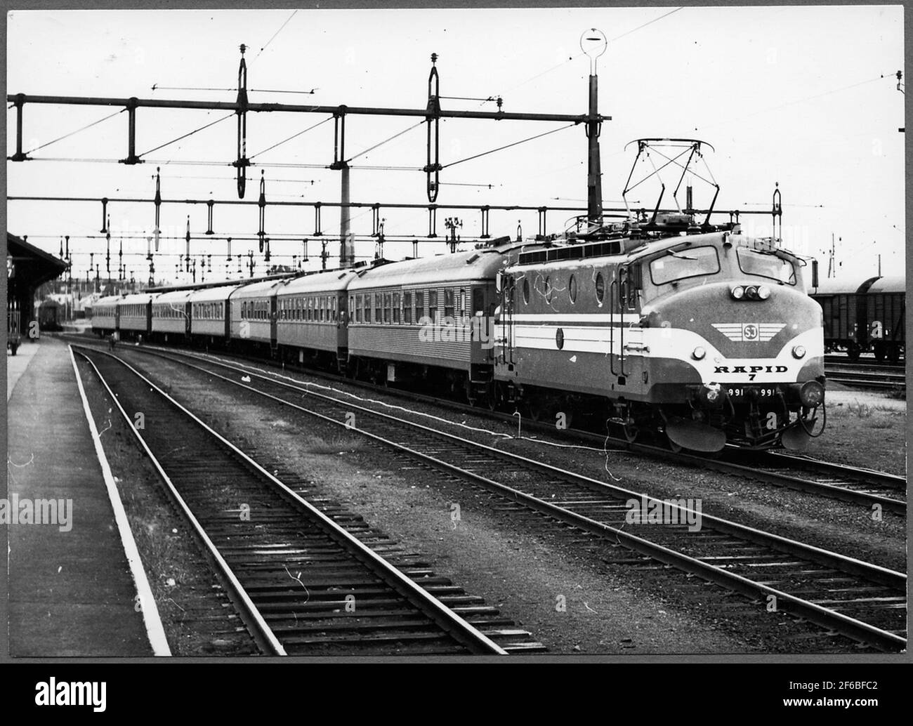 The state railways, SJ Ra 991 "Rapid 7 Stock Photo - Alamy
