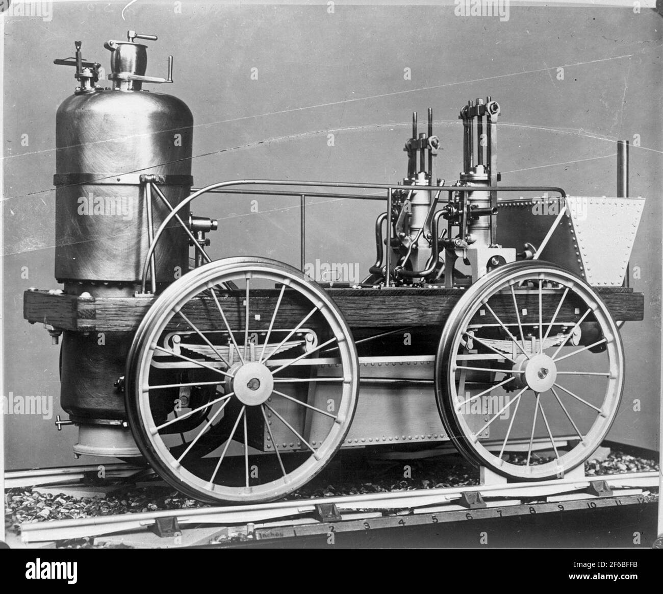 Model of steam locomotive hi-res stock photography and images - Alamy