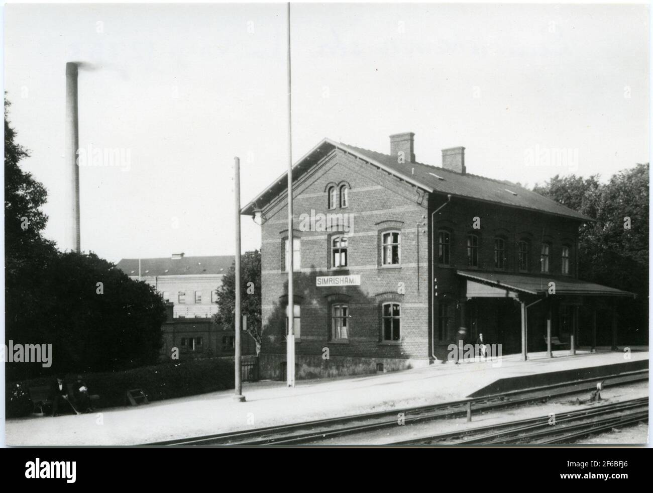 Simrishamn Railway Station Stock Photo - Alamy