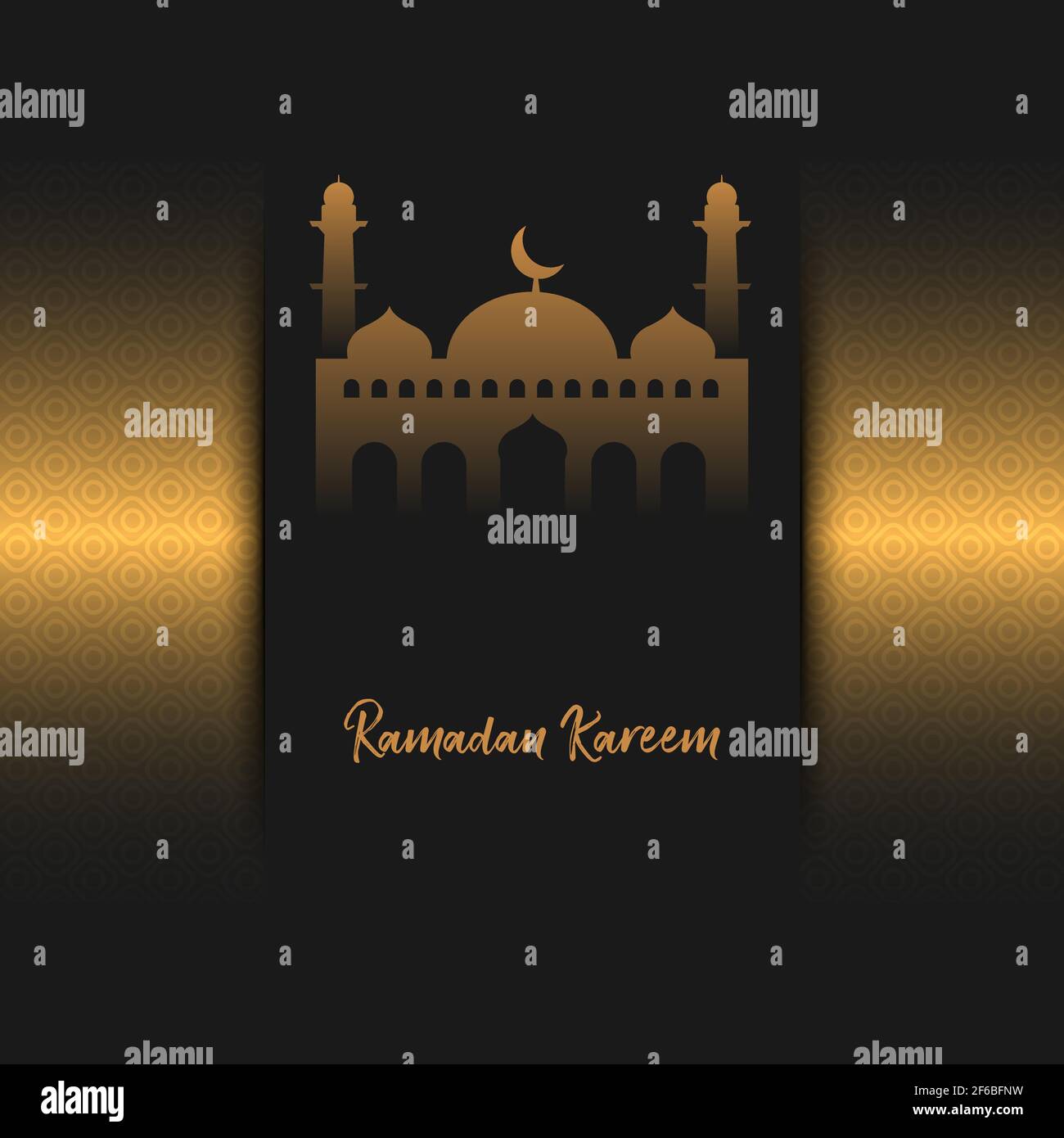 Modern luxury Islamic square template layout background post card ...