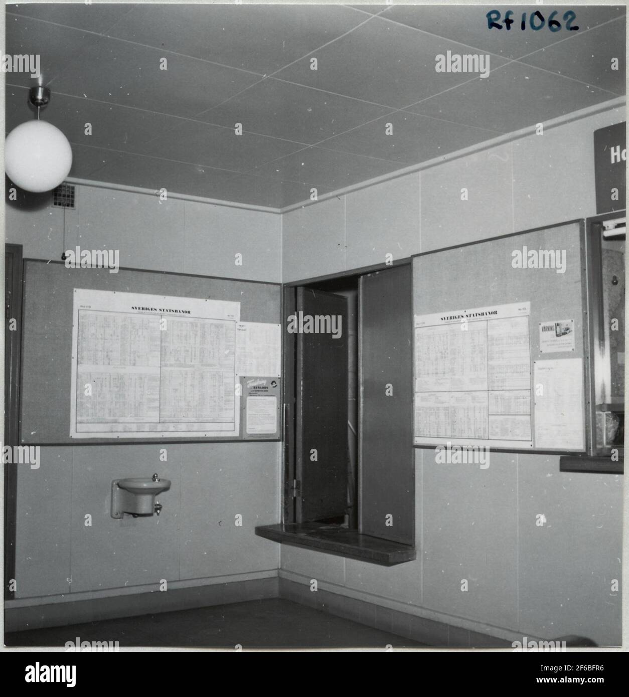 Interior from Grycksbo Station Stock Photo - Alamy