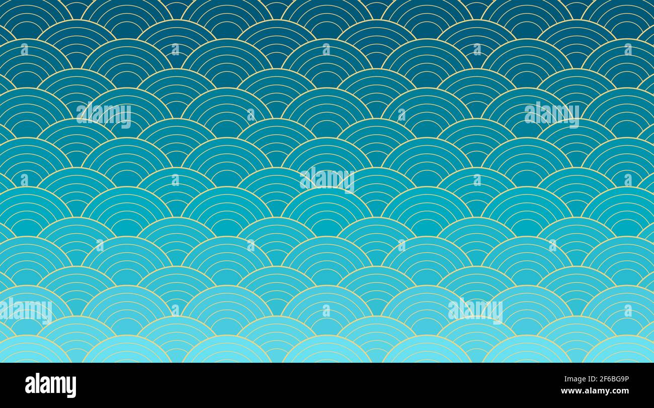 Seigaiha vector vectors Stock Vector Images - Alamy