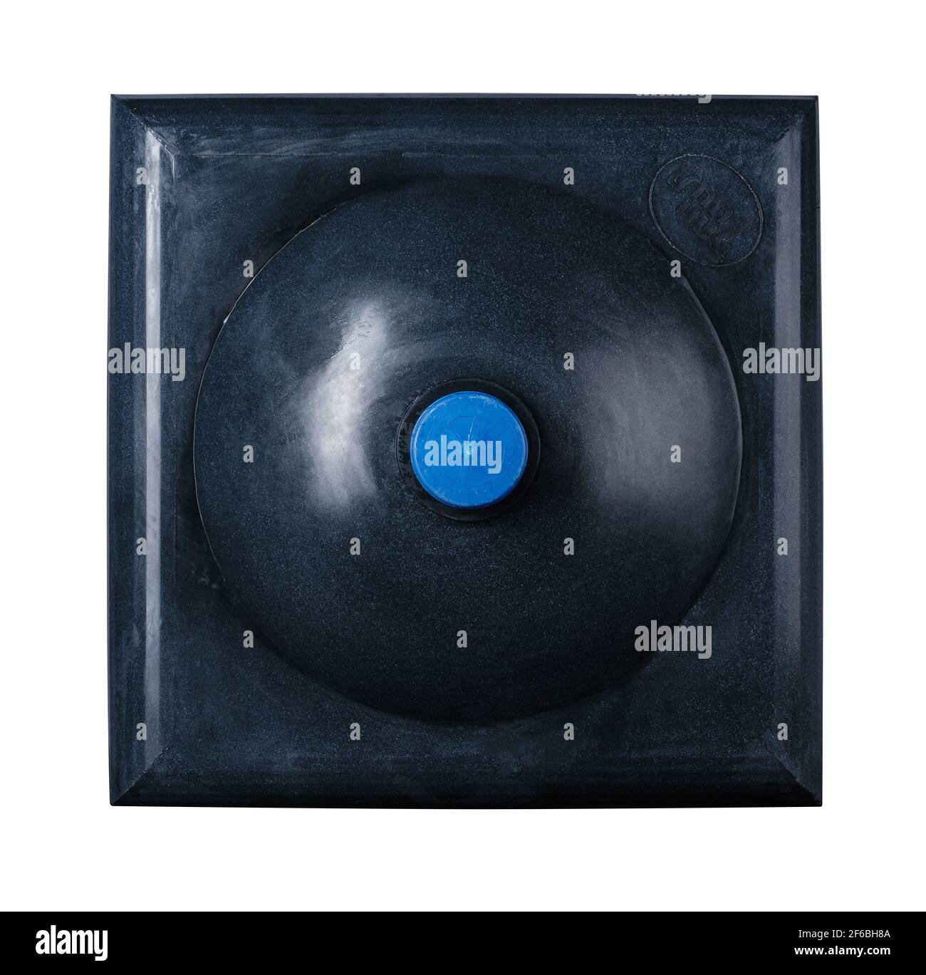 Flat plastic water tank isolated on white background Stock Photo - Alamy