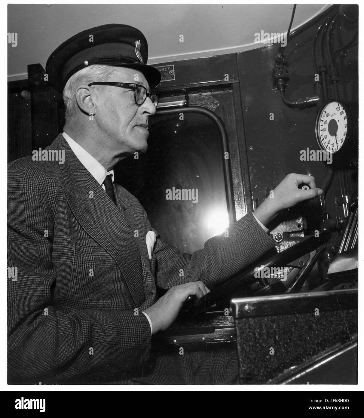 The Radio Man and honorary locomotive Sven Jerring, the state's ...