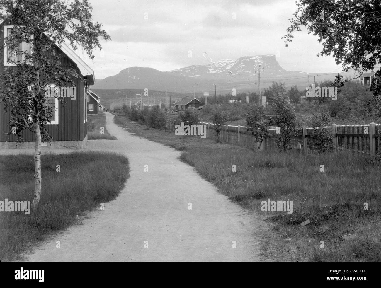 Residential building at Abisko, House for railway officials and workers ...