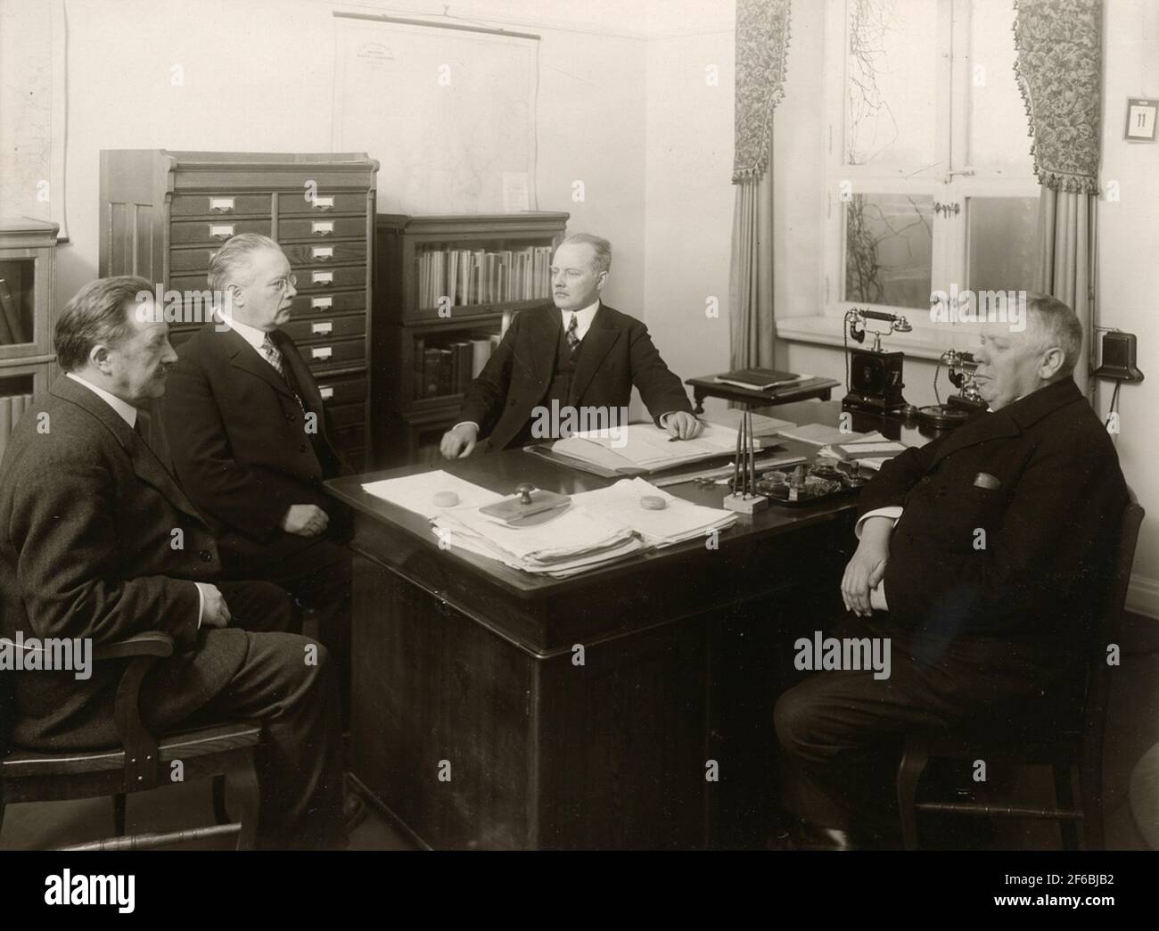 Control Office 1929 Stock Photo - Alamy