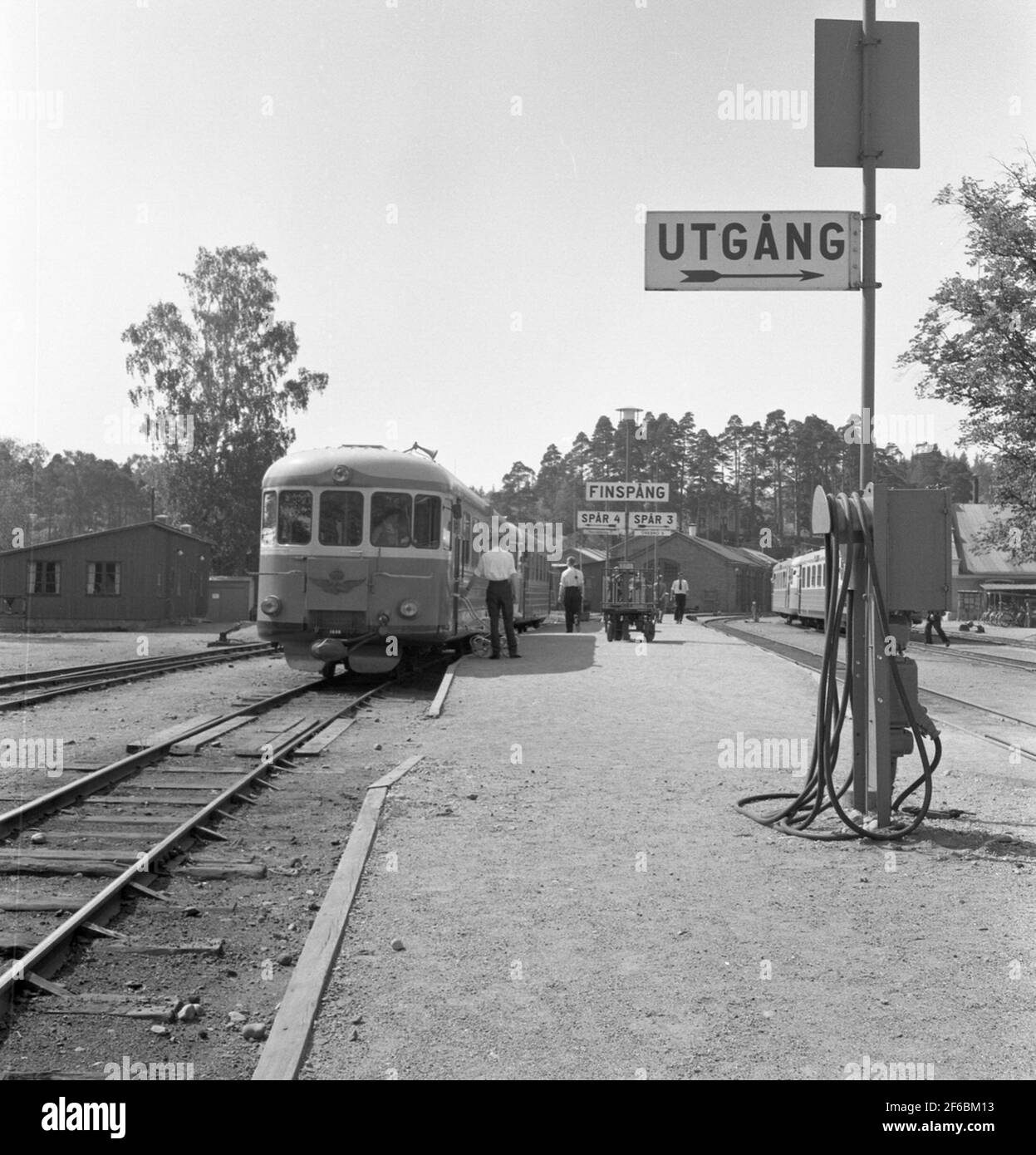 Rail buses on track 4 Stock Photo - Alamy
