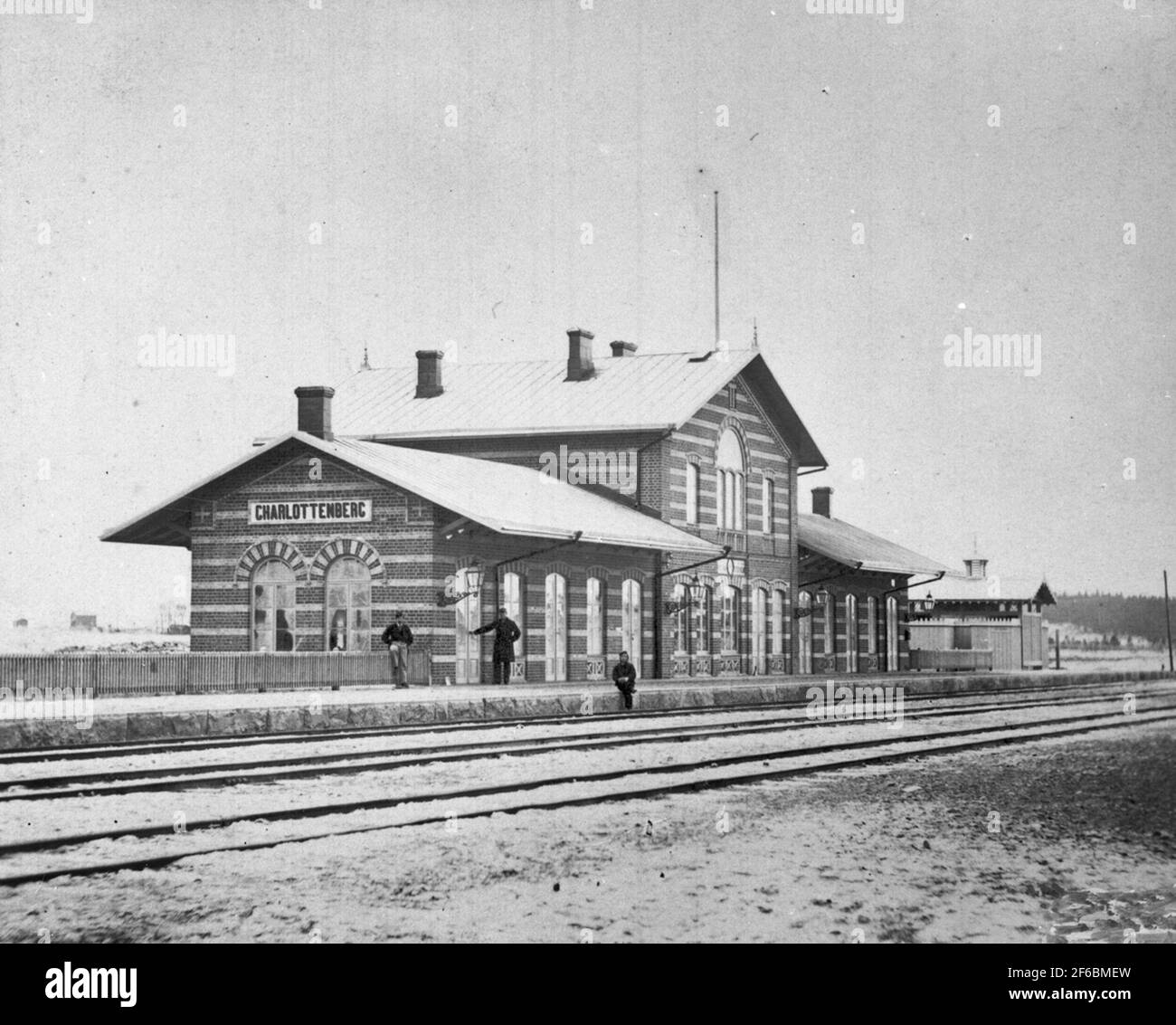 Sweden, Värmland, Värmland, Eda, Charlottenberg (depicted, city Stock ...