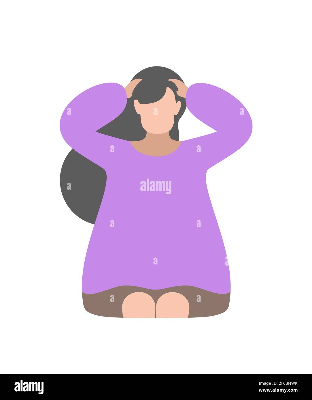 Neck down Stock Vector Images - Alamy