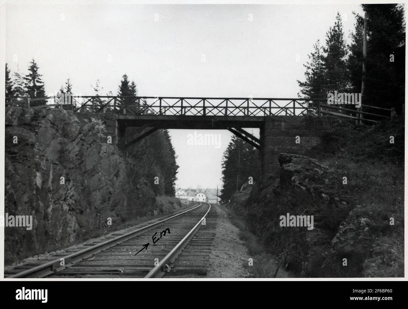 Road bridge over railway Stock Photo - Alamy