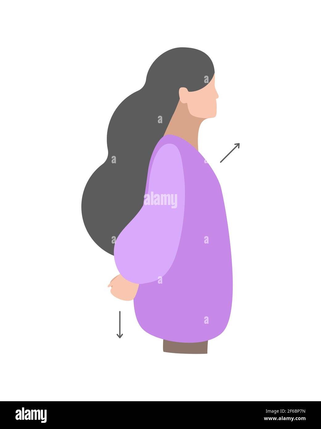 Flat chest woman hi-res stock photography and images - Alamy