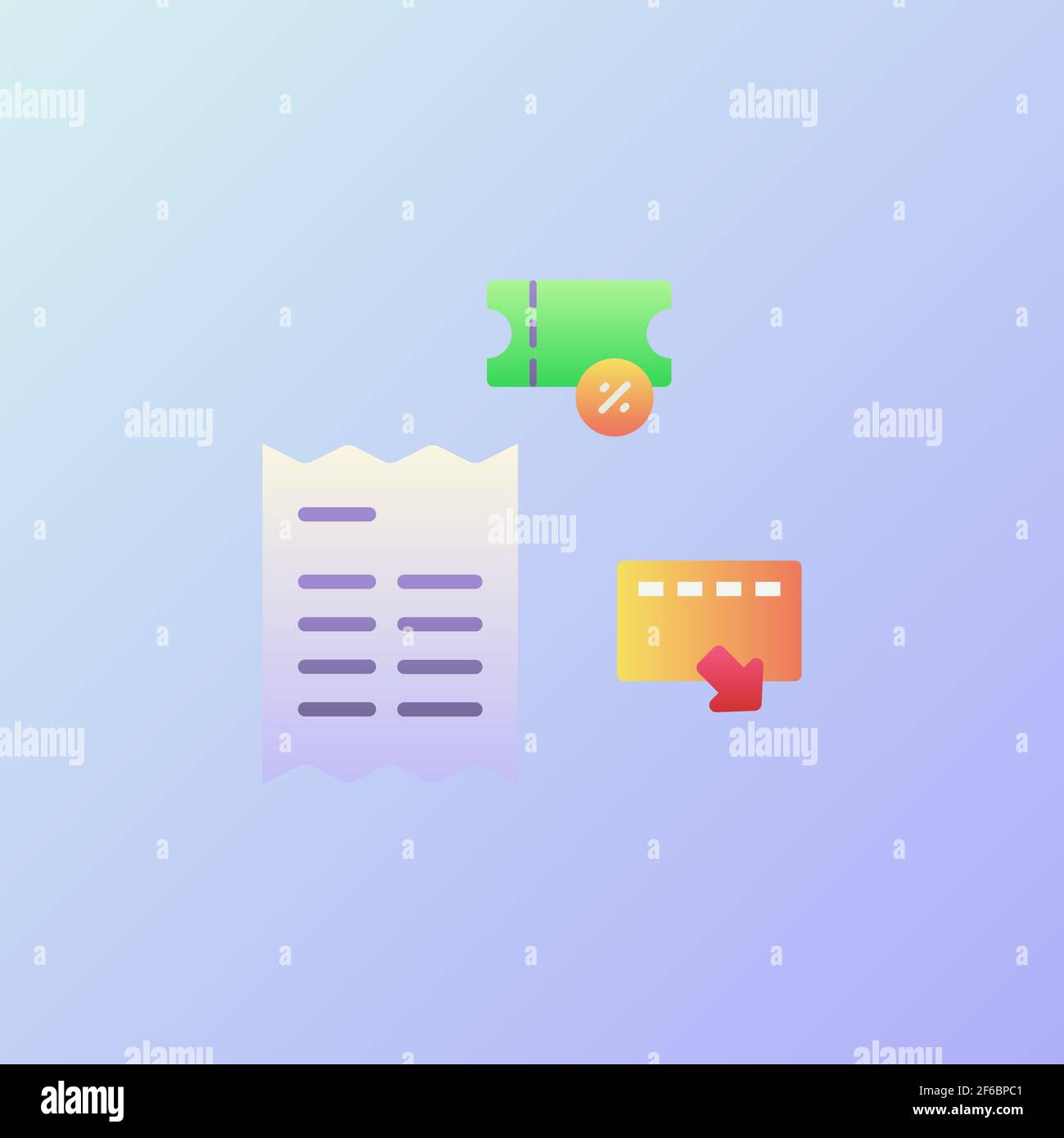 bill cons set collection with smooth style coloring with vector design ...