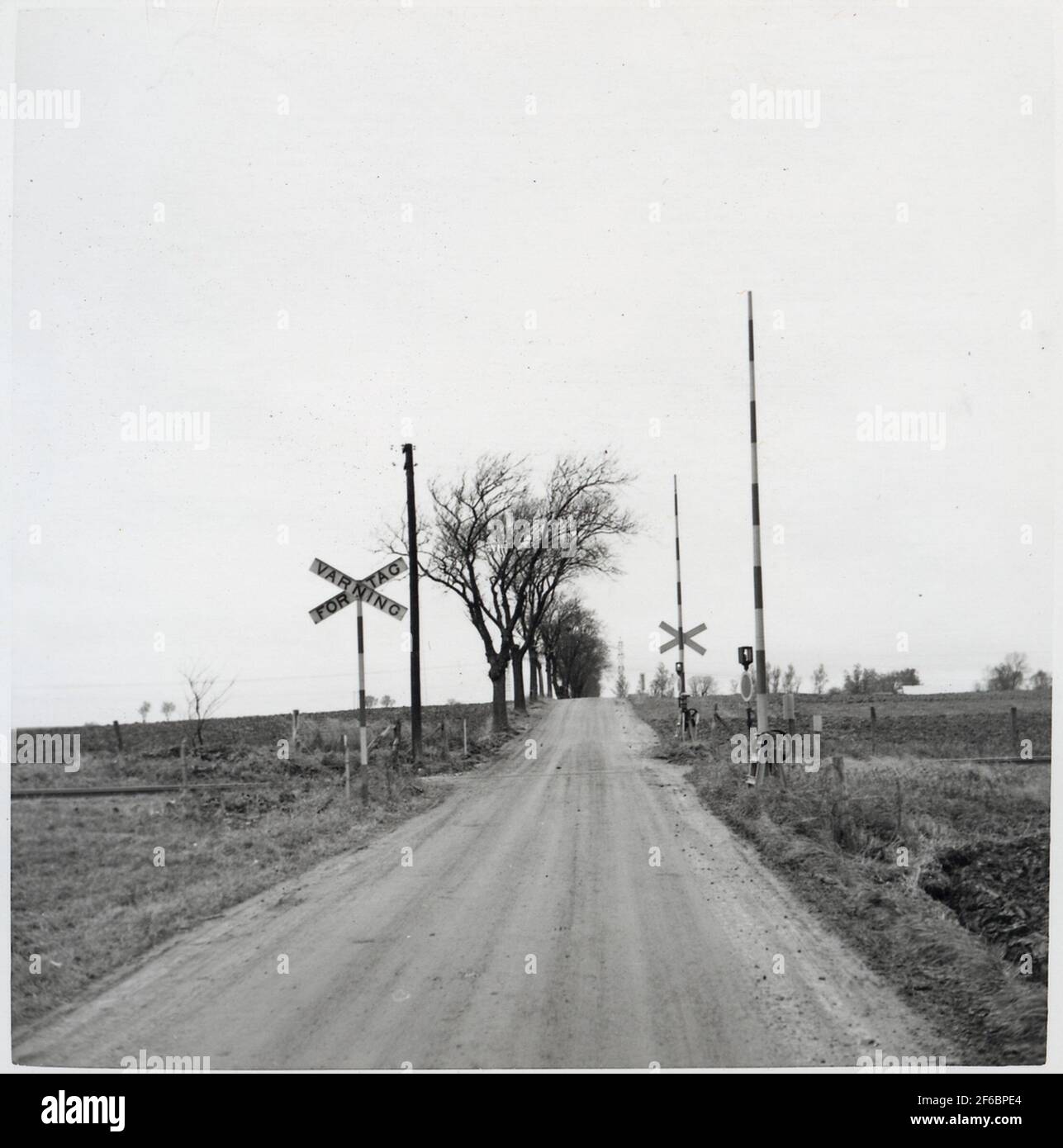 Railway transition at Nordanå, on the route between Segie and Animal ...