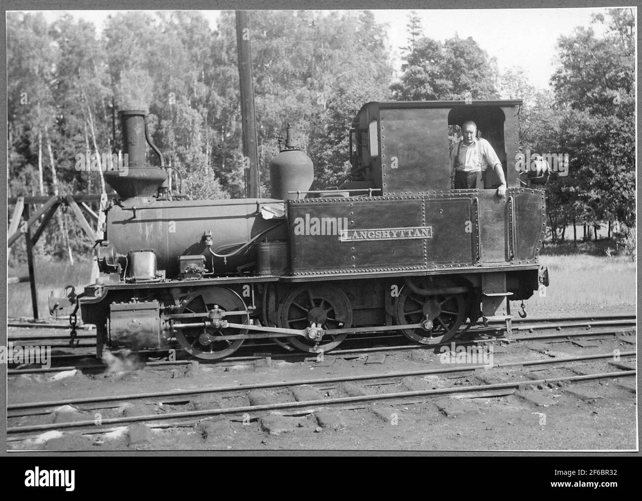 Byvalla - Långshyttans rail, BLJ Lok 4 "Långshyttan" at Lokstallet in ...