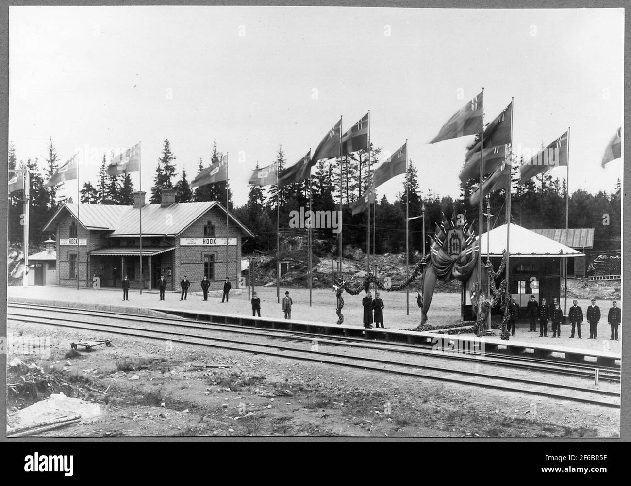 HOK station at Oscar II visit Stock Photo - Alamy