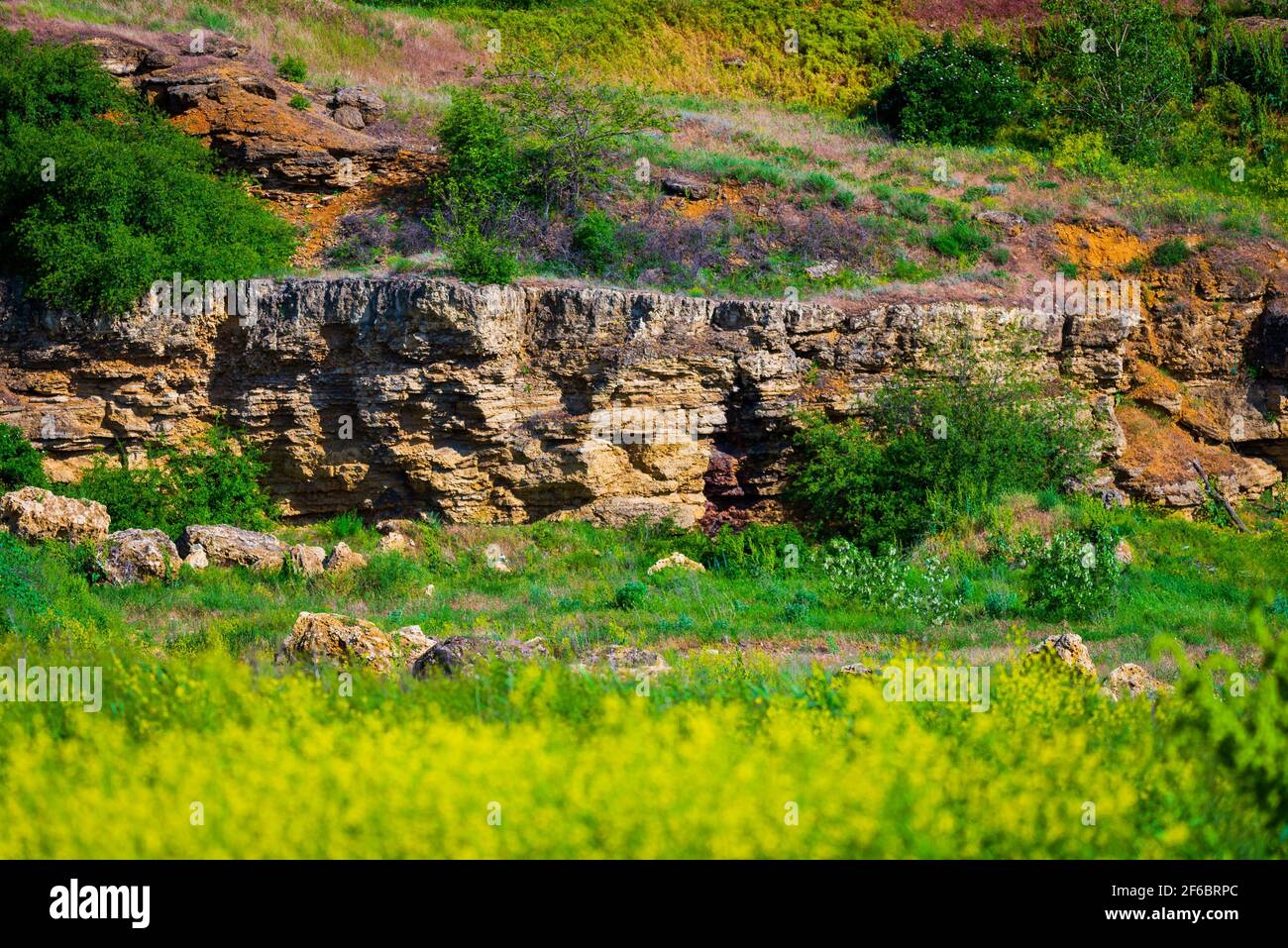 Sandstone outcrop layers High Resolution Stock Photography and Images ...