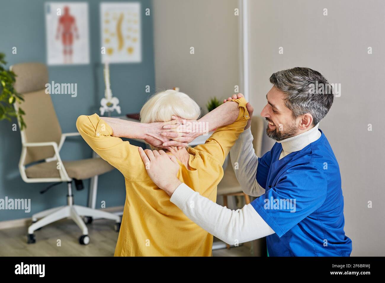 Back treatment and scoliosis correction to elderly. Positive ...