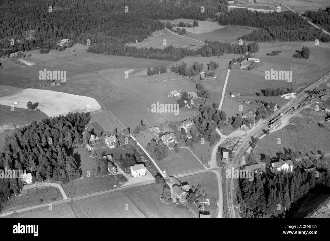 Aerial view of station Stock Photo - Alamy