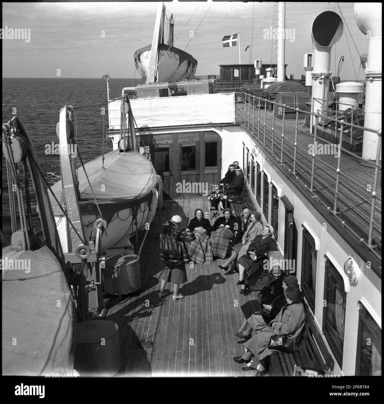 Train ferry Queen Victoria, tire motif. Ferry mode in Sassnitz. The ...