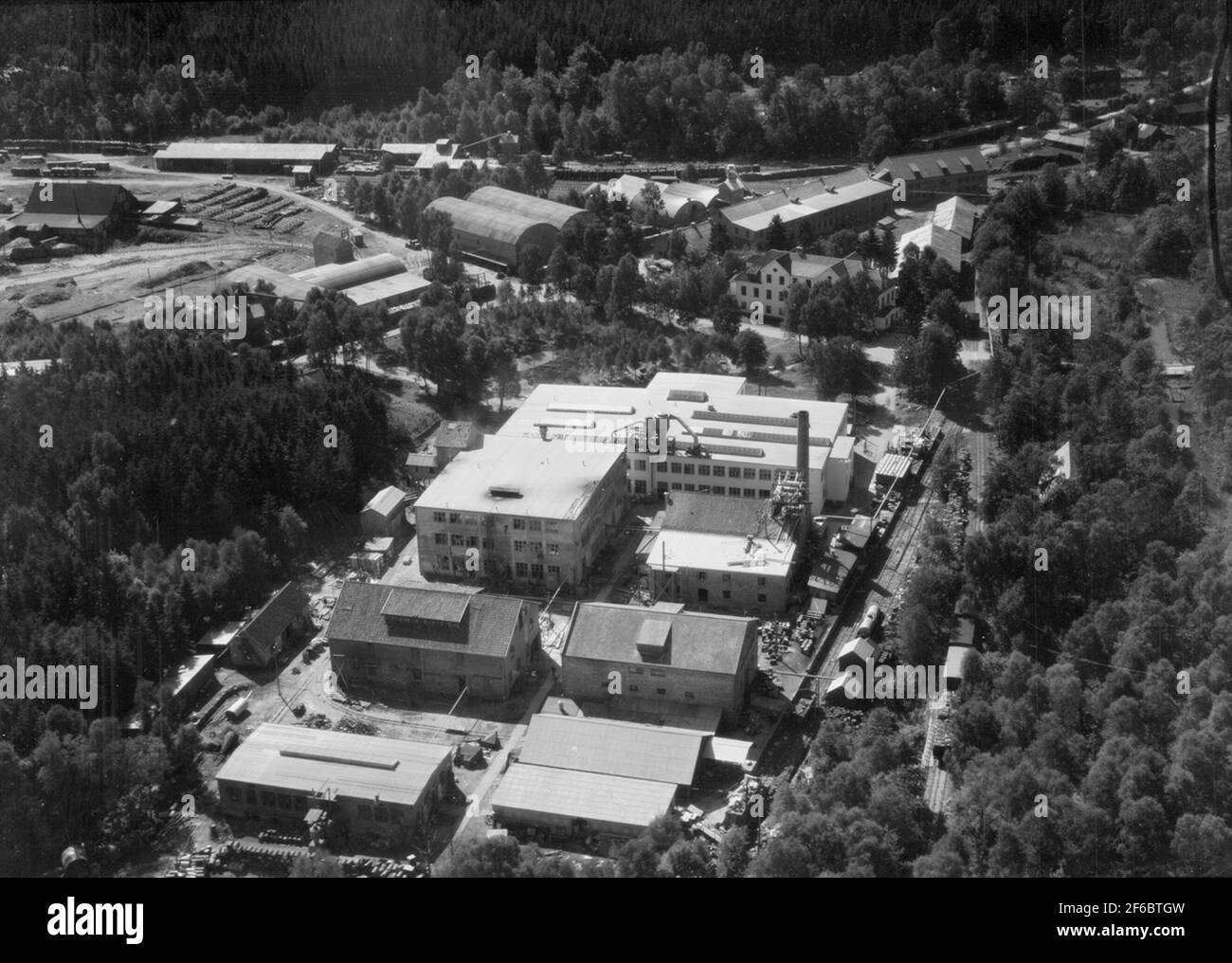 Aerial view of the mill Stock Photo - Alamy