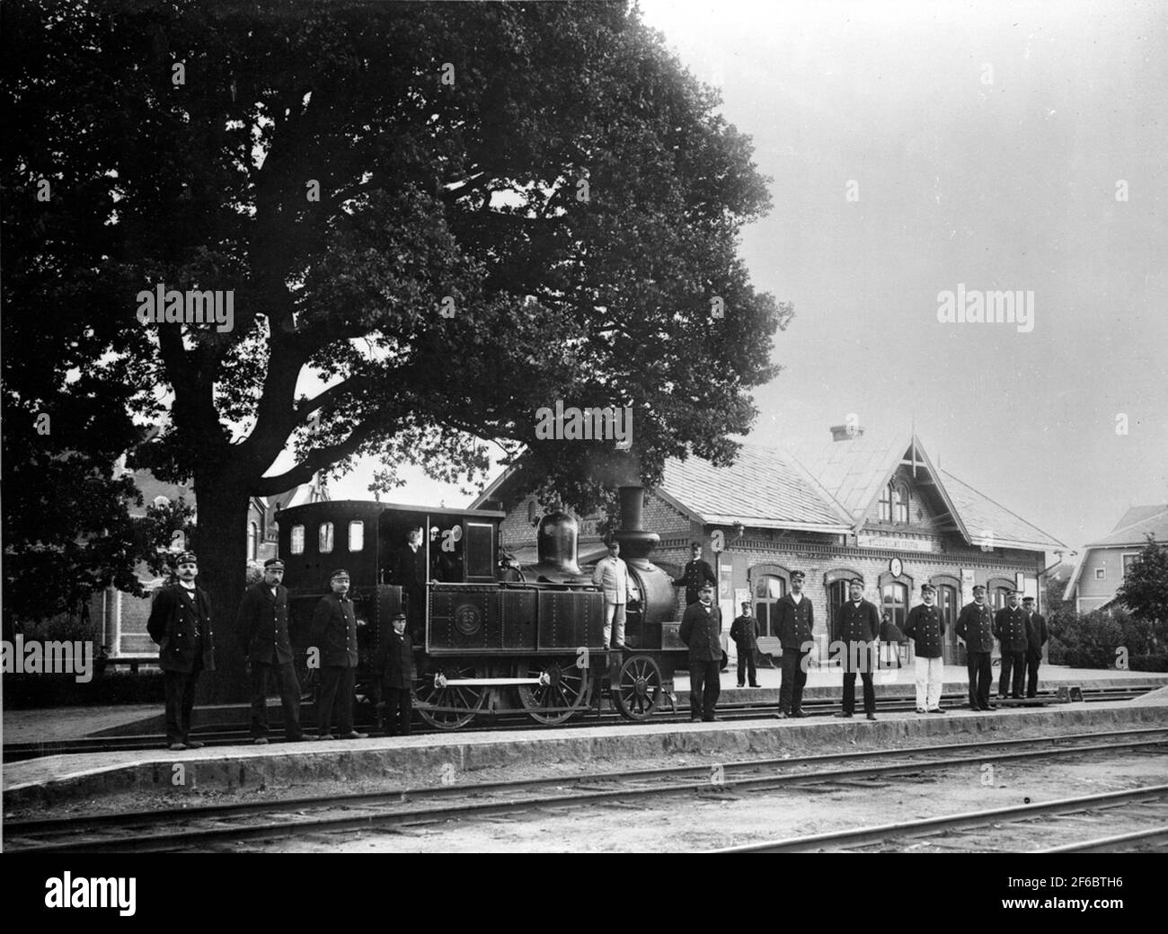 The station, from 1943, was the name "Billesholm". SJ ob 25 "Balder ...