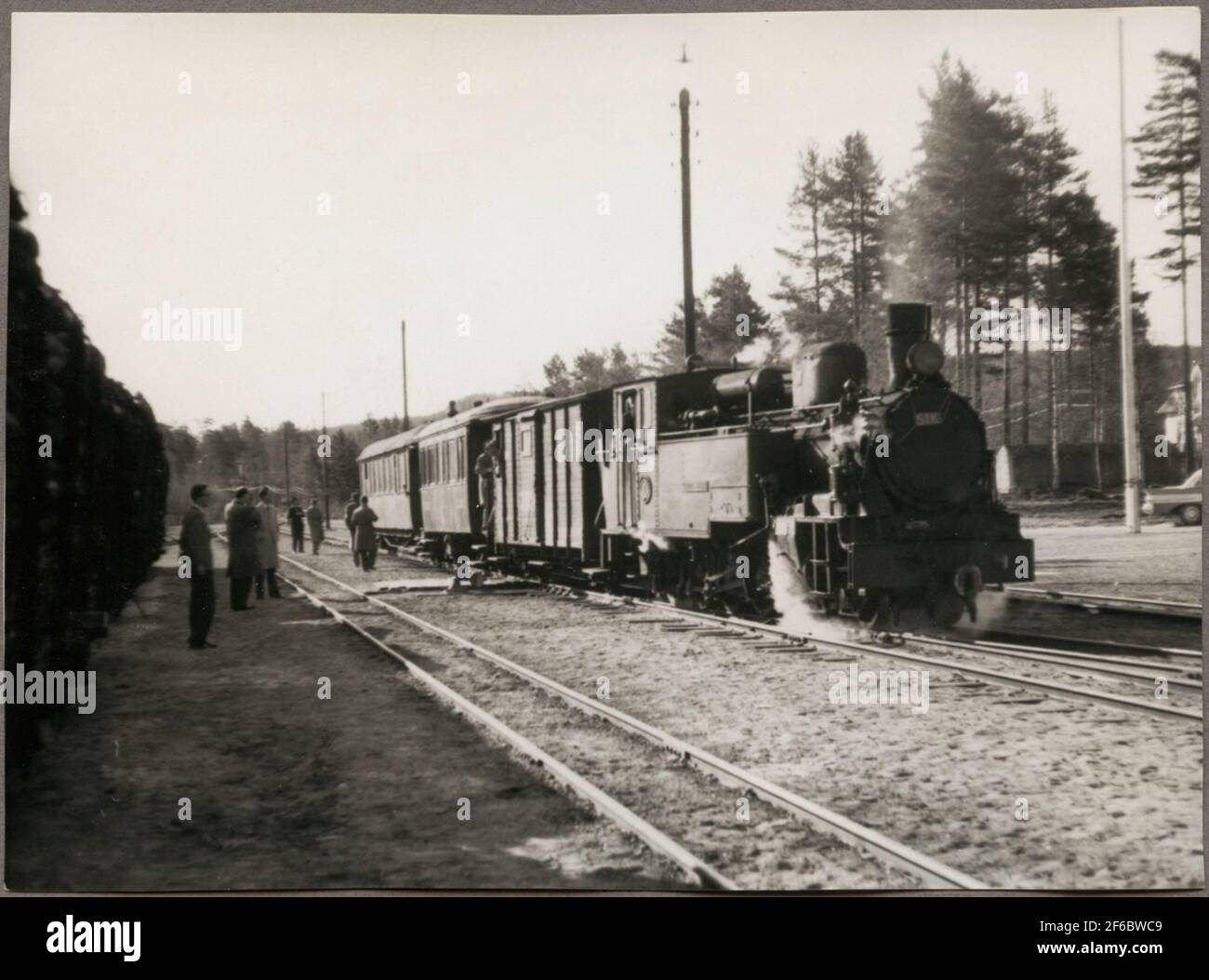 Hällefors - Fredriksberg Railroad, HFJ Lok 7 "Knut Falk Stock Photo - Alamy