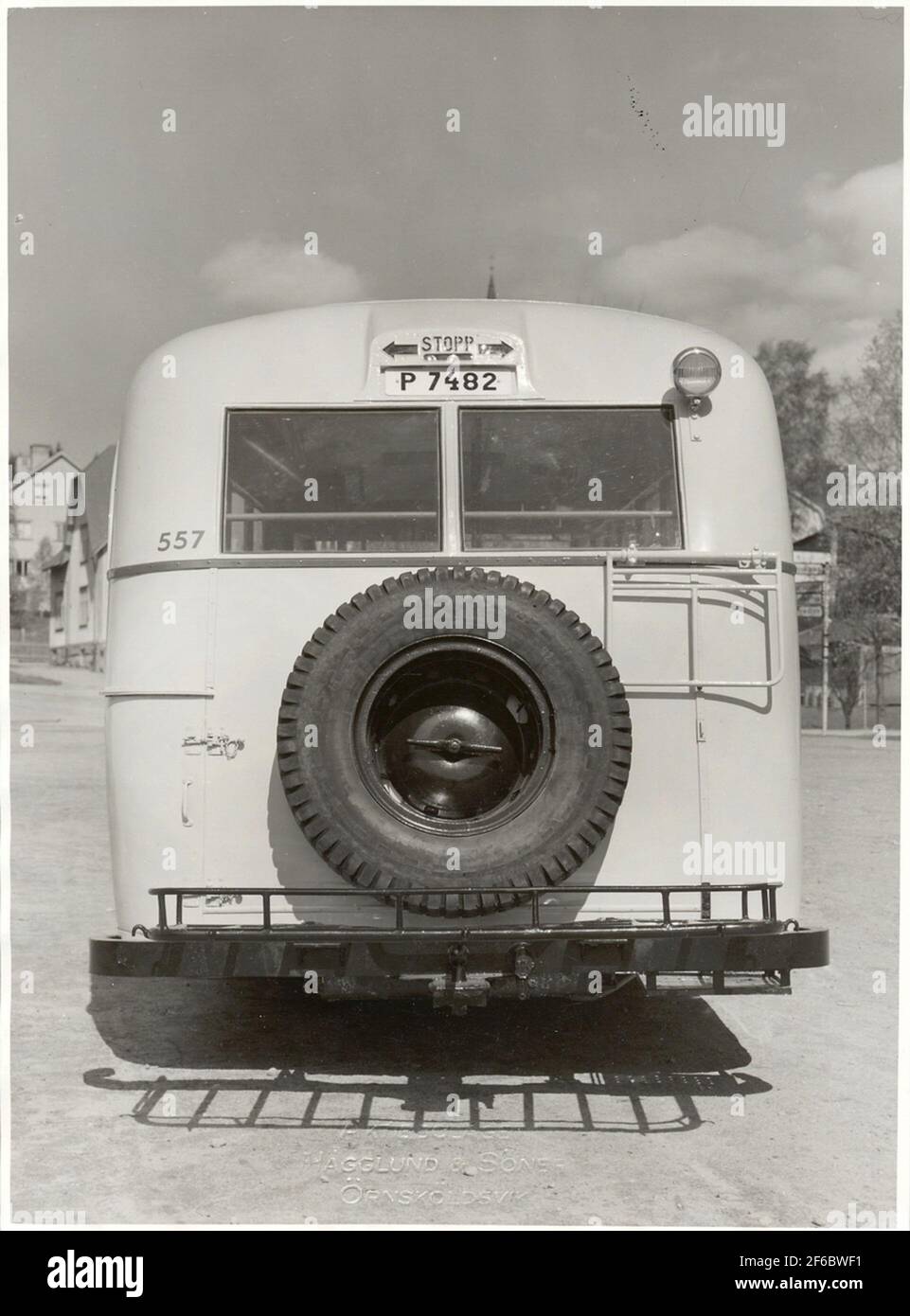 The state's railways, SJ bus 557, originally VBHJ bus Stock Photo - Alamy