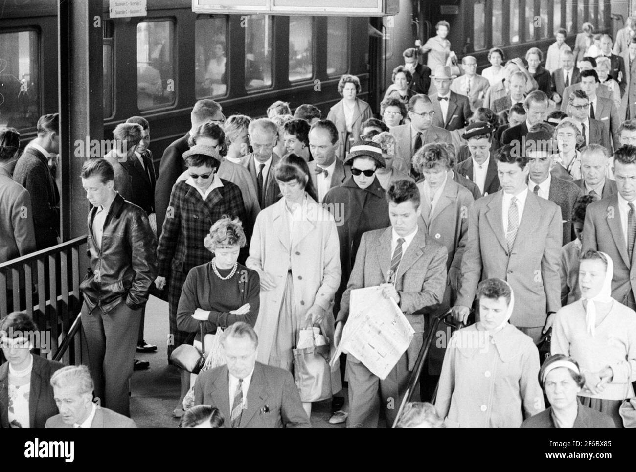 Local traffic at the central station Stock Photo - Alamy