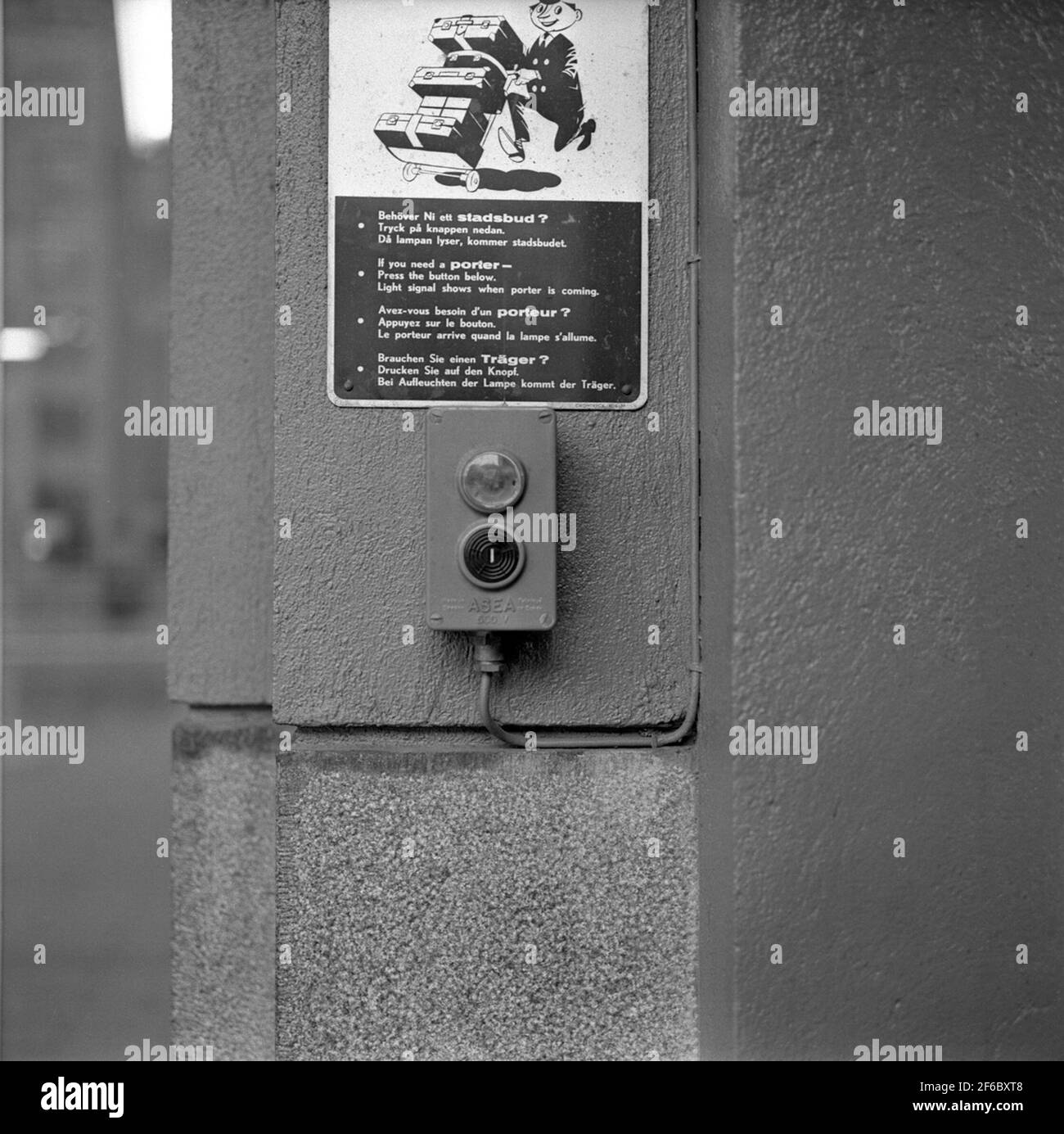 Call station Black and White Stock Photos & Images - Alamy