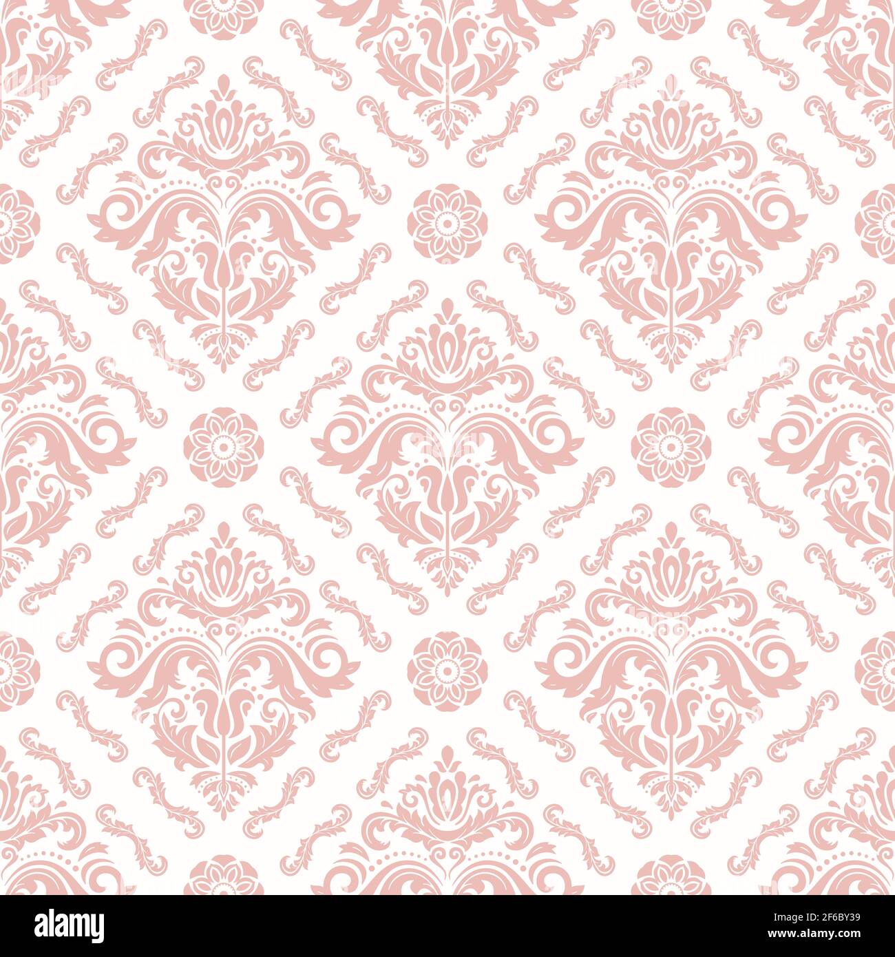 Orient classic pink pattern. Seamless abstract background with vintage ...