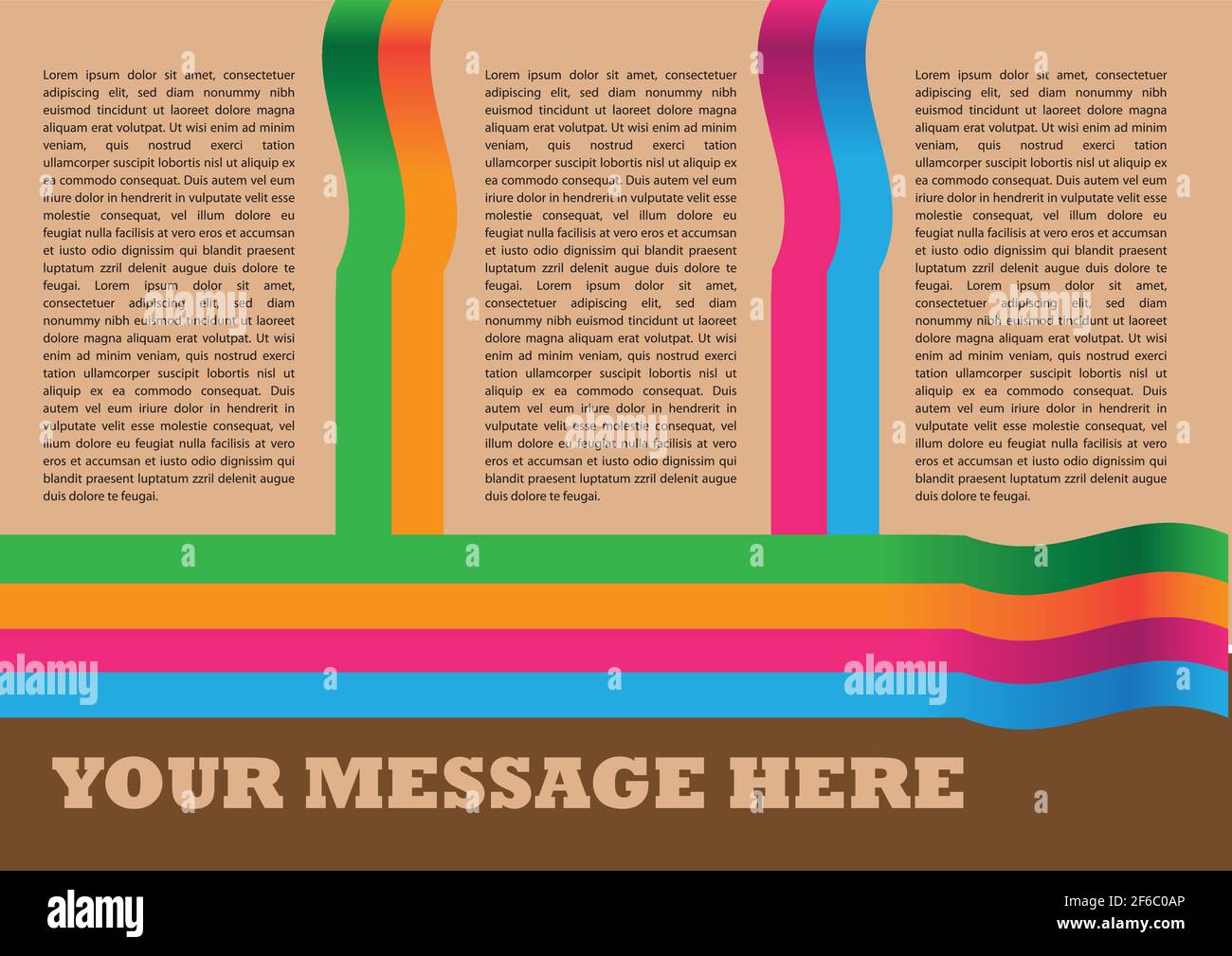 Layout design of banners with own area for text. Vector illustration ...