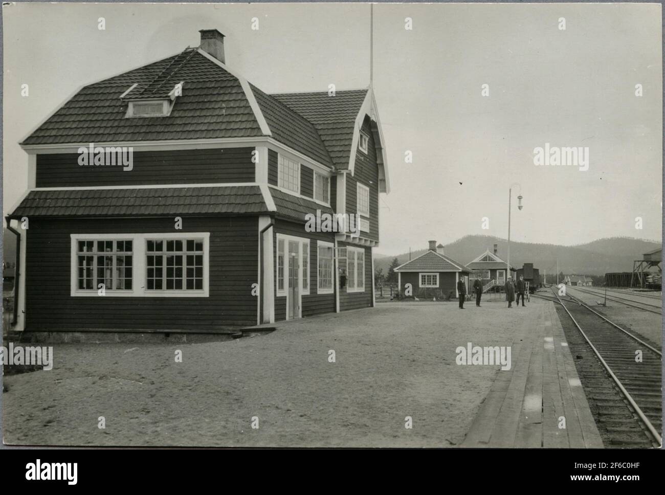 Sveg railway station Stock Photo - Alamy