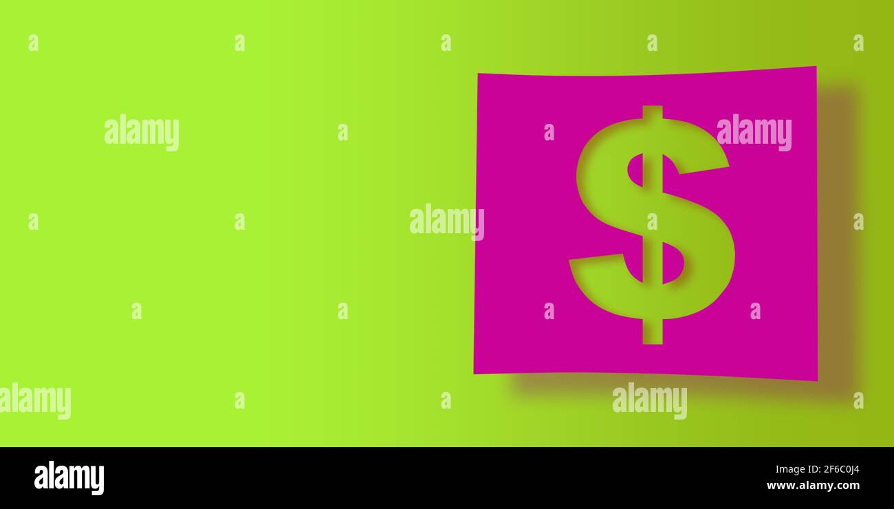 3D rendered icon concept: Isolated global currency American dollar ...