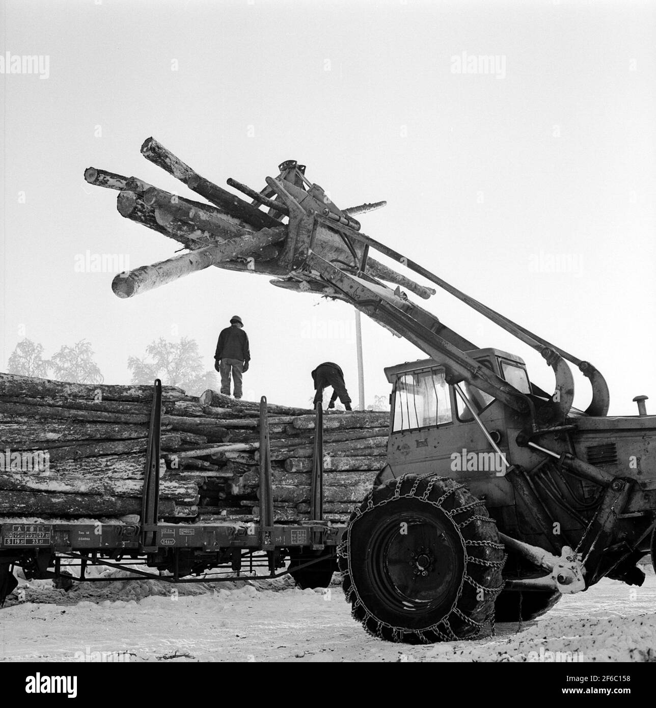 Massaved transport ridges-Sundsvall, SUC Stock Photo - Alamy