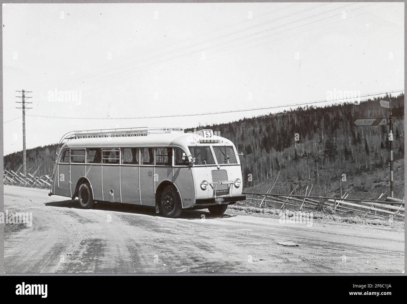 State Railways, SJ Bus 392-B Stock Photo - Alamy