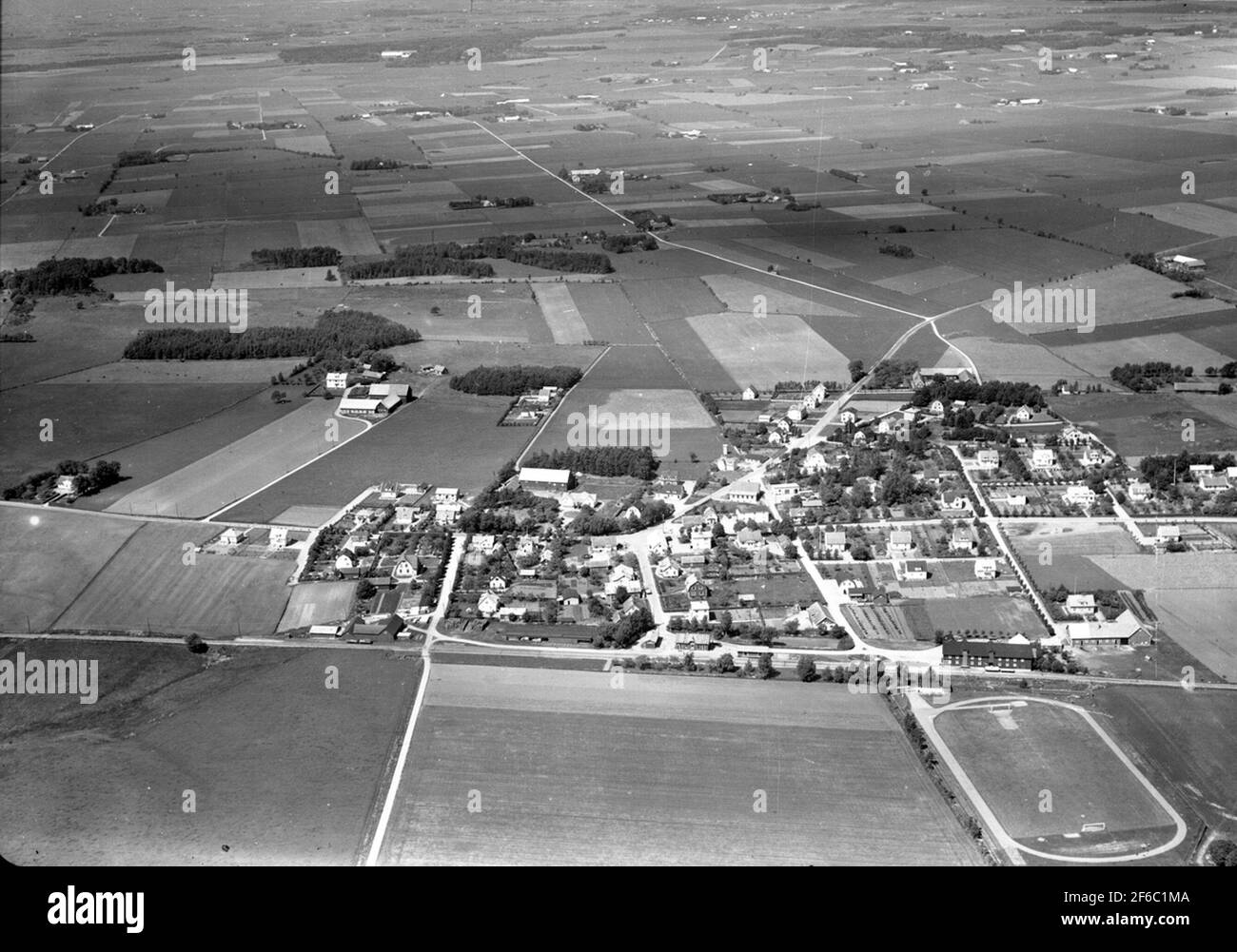 Aerial view of station Stock Photo - Alamy