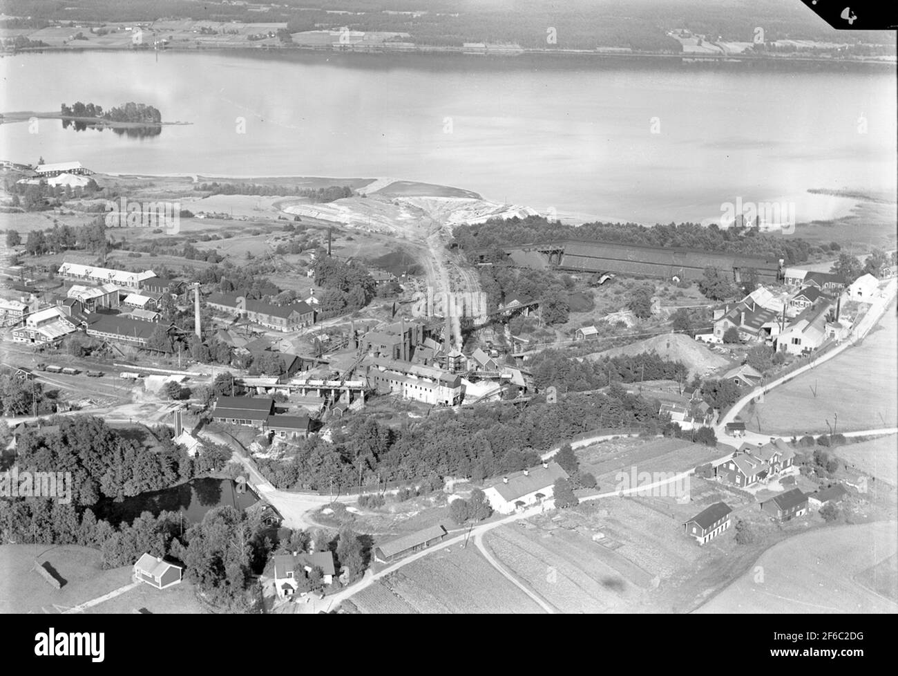 Aerial view of the user area Stock Photo - Alamy