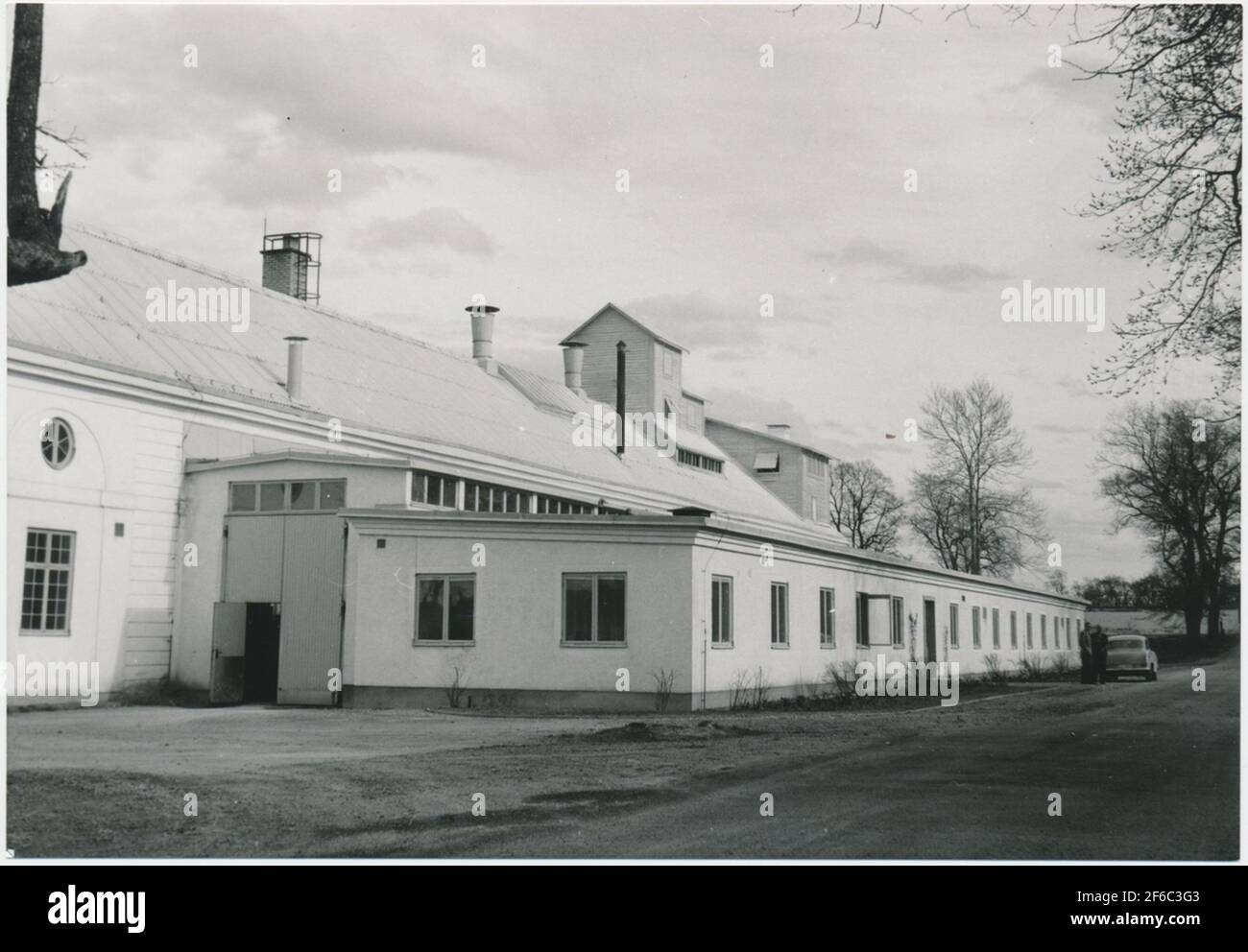 Sweden's only zinc white factory Rånäs mill AB, May 1956 Stock Photo ...