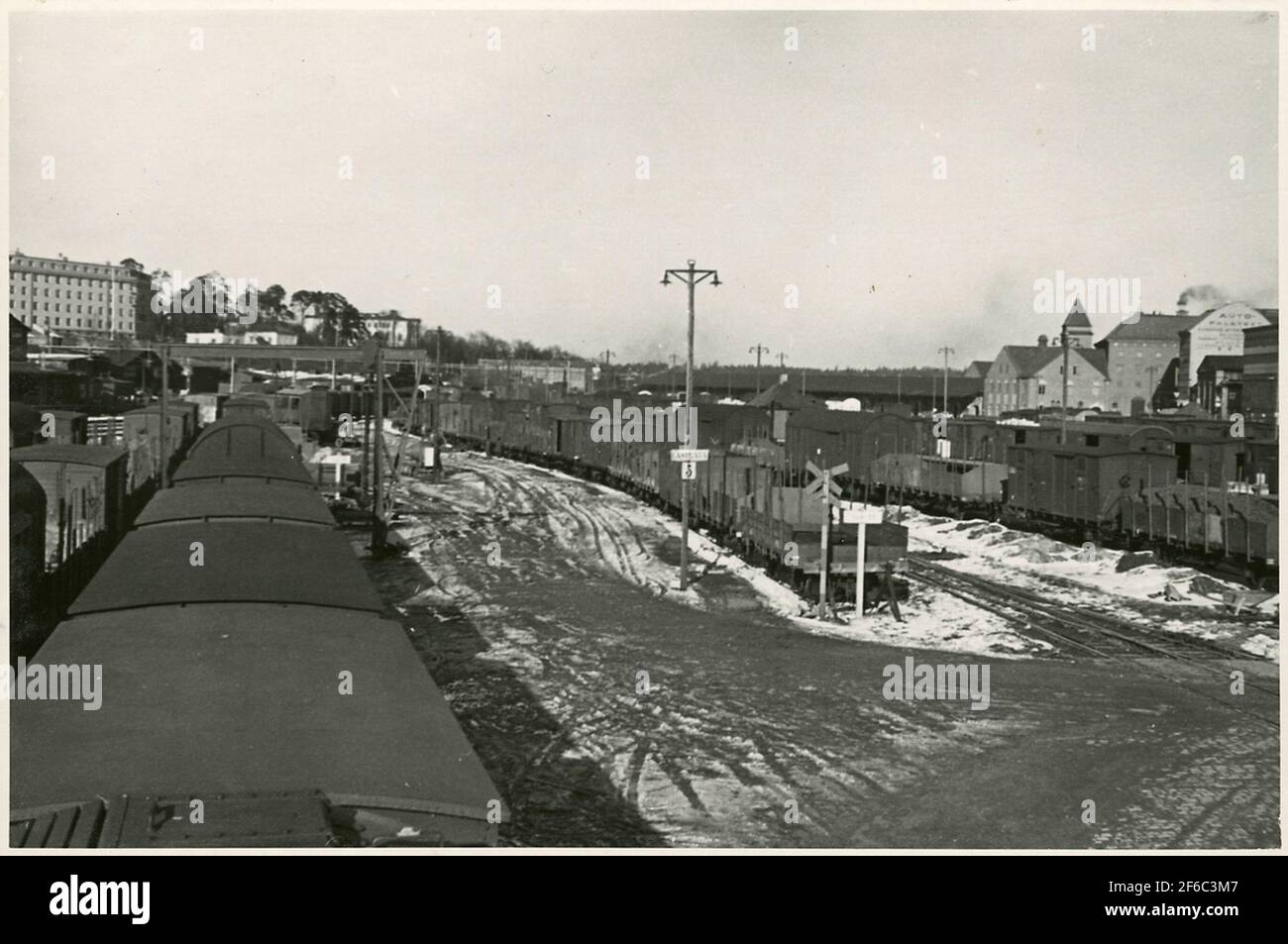 Stockholm Norra station for the electrification Stock Photo - Alamy