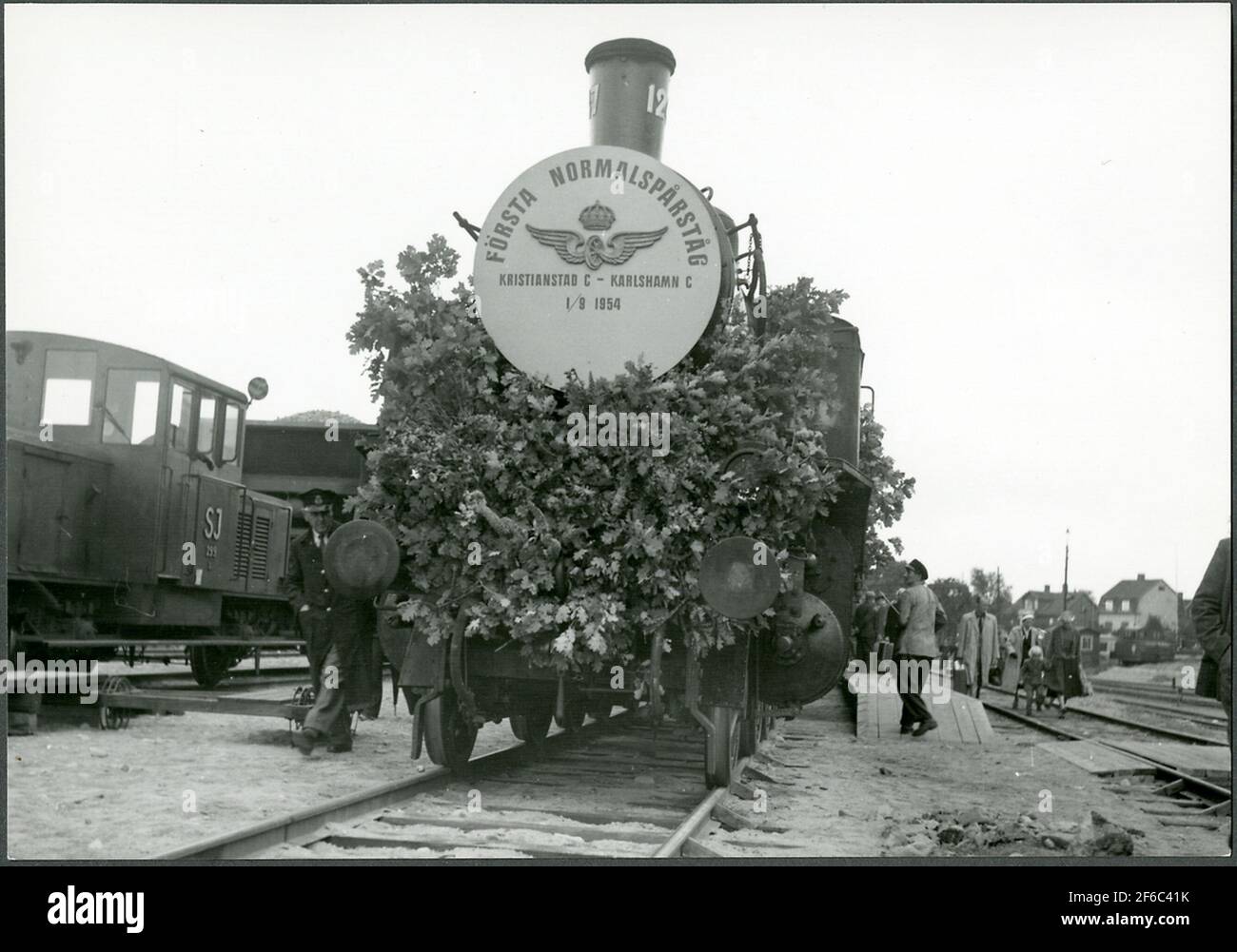 First normal track train state railways, SJ S 1247. In addition to ...