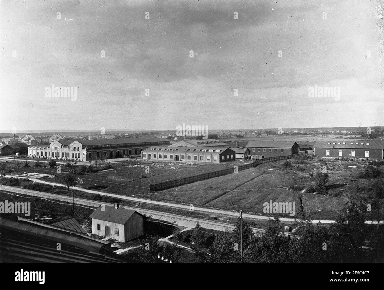 View of the central workshop. The central workshop was built at the ...