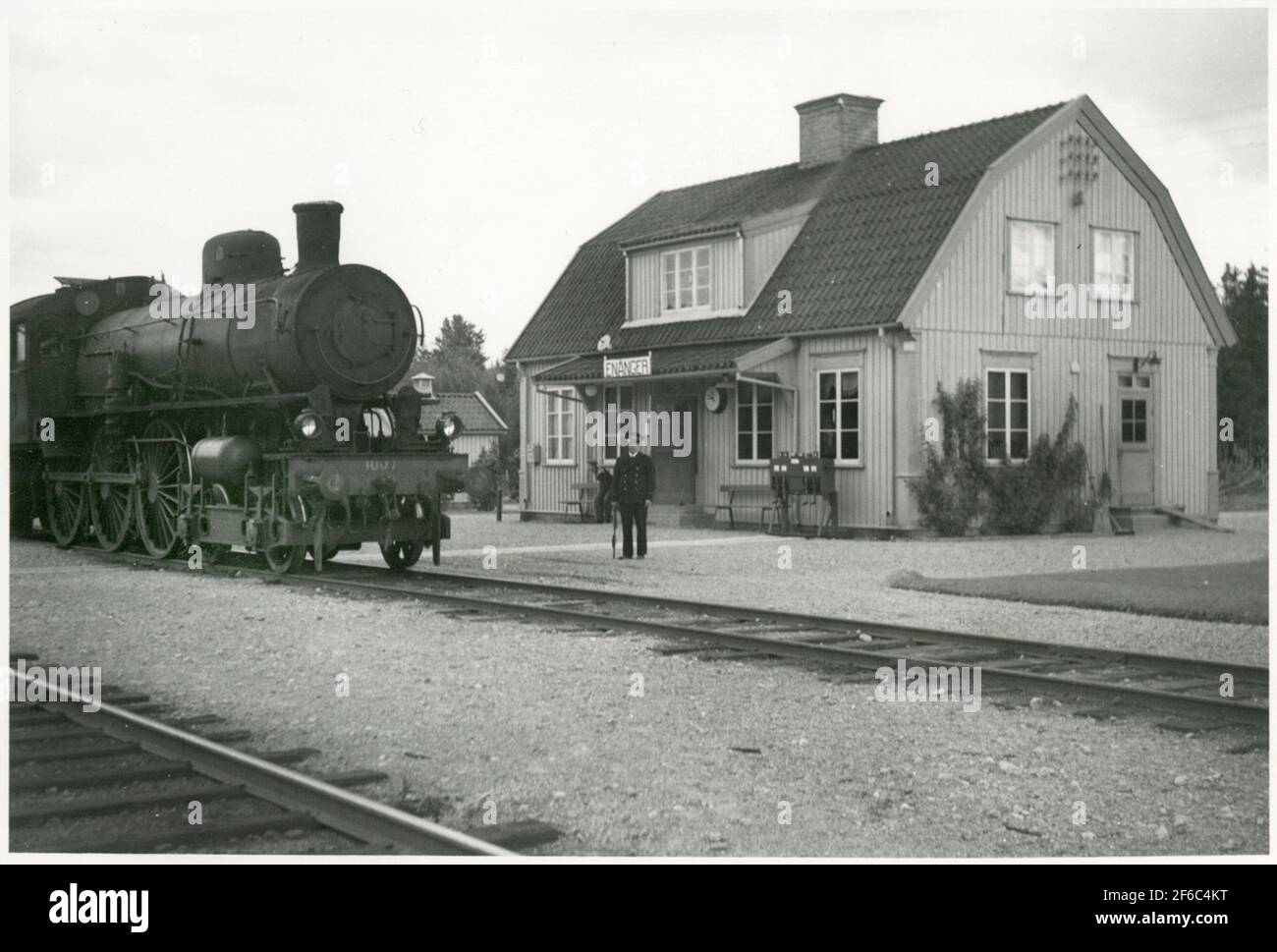 Easter stations. The railway was electrified in 1955 Stock Photo - Alamy