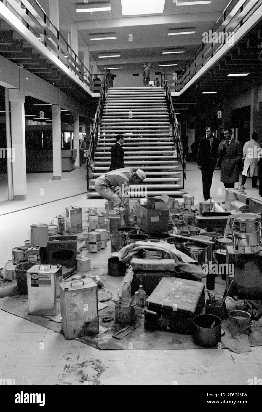 The SAS terminal at Haga, press show. Arlanda airport Stock Photo - Alamy