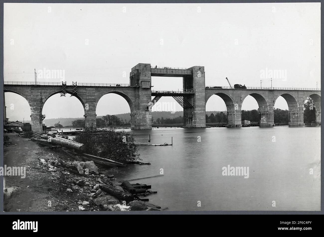 The Årstabron under building Stock Photo - Alamy