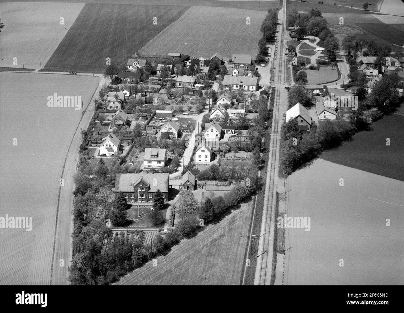 Aerial view of station Stock Photo - Alamy