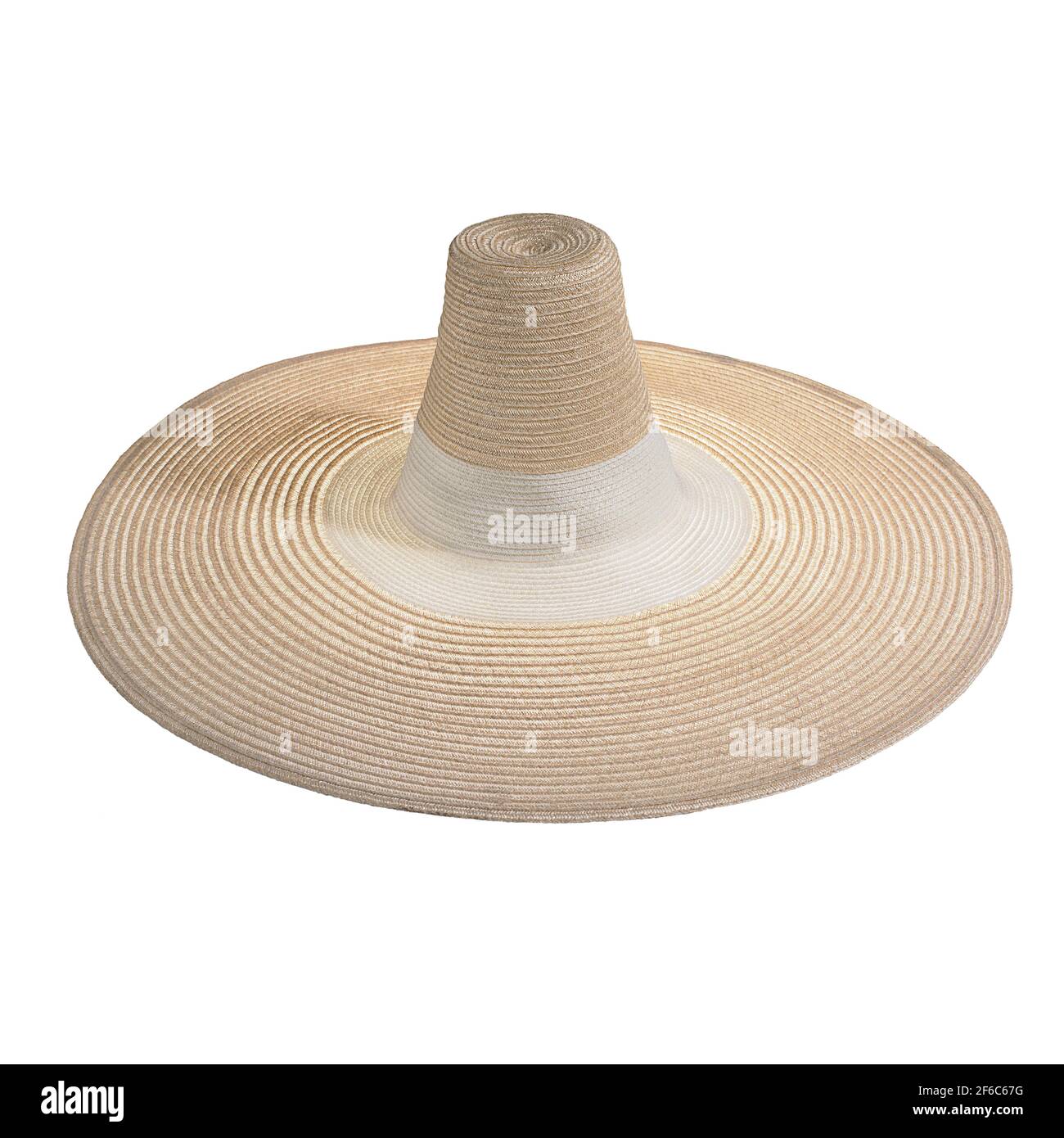 Elegant Mexican style Sombrero for women and men on white background ...
