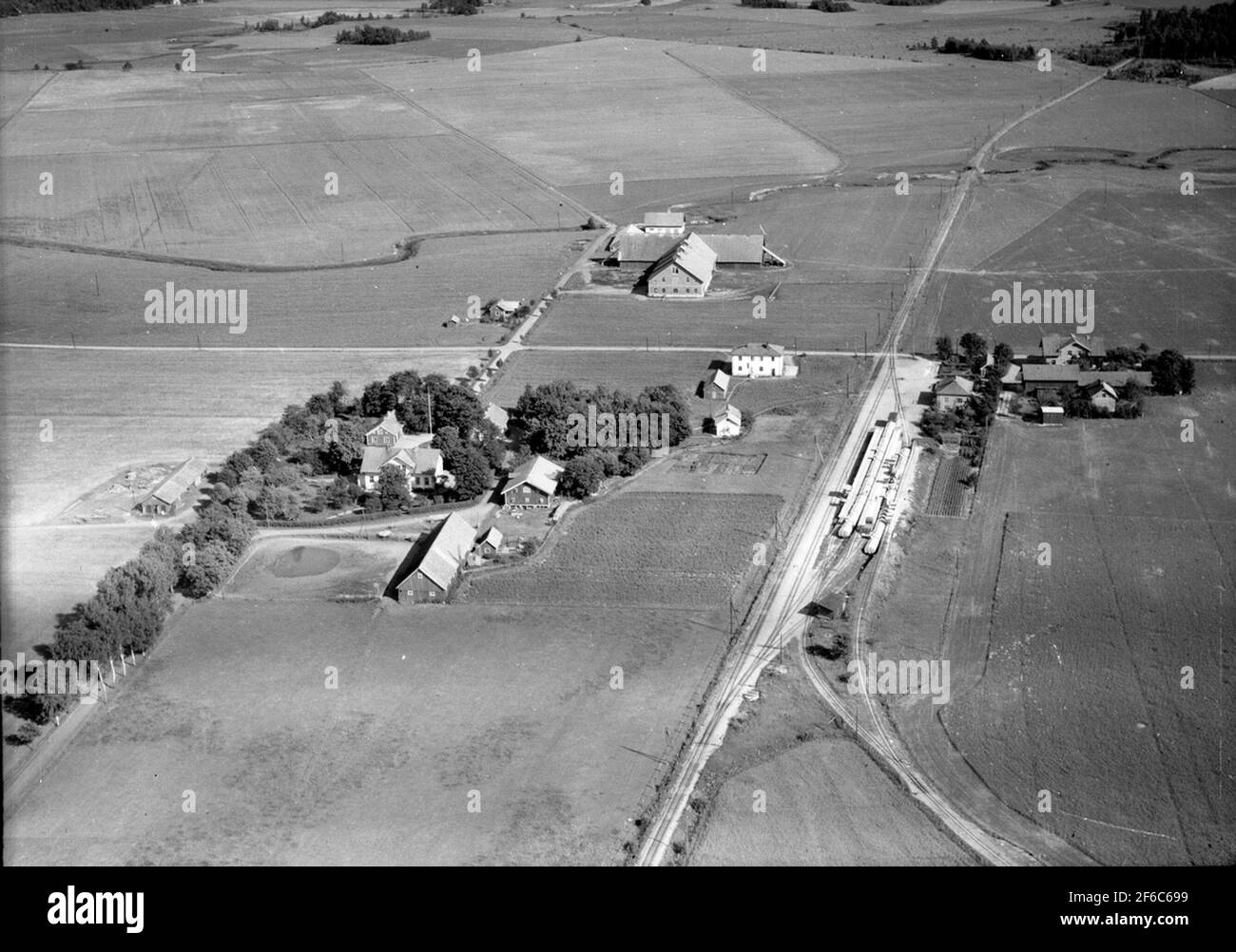 Aerial view of station Stock Photo - Alamy