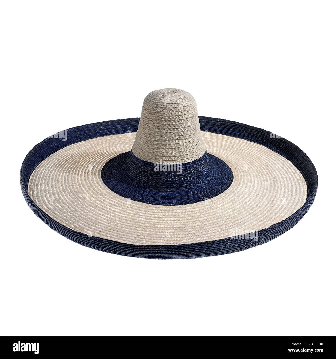 Elegant Mexican style Sombrero for women and men on white background ...
