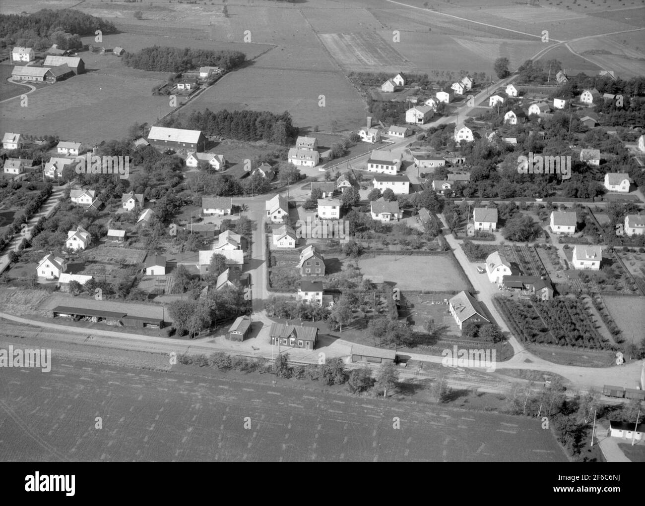 Aerial view of station Stock Photo - Alamy